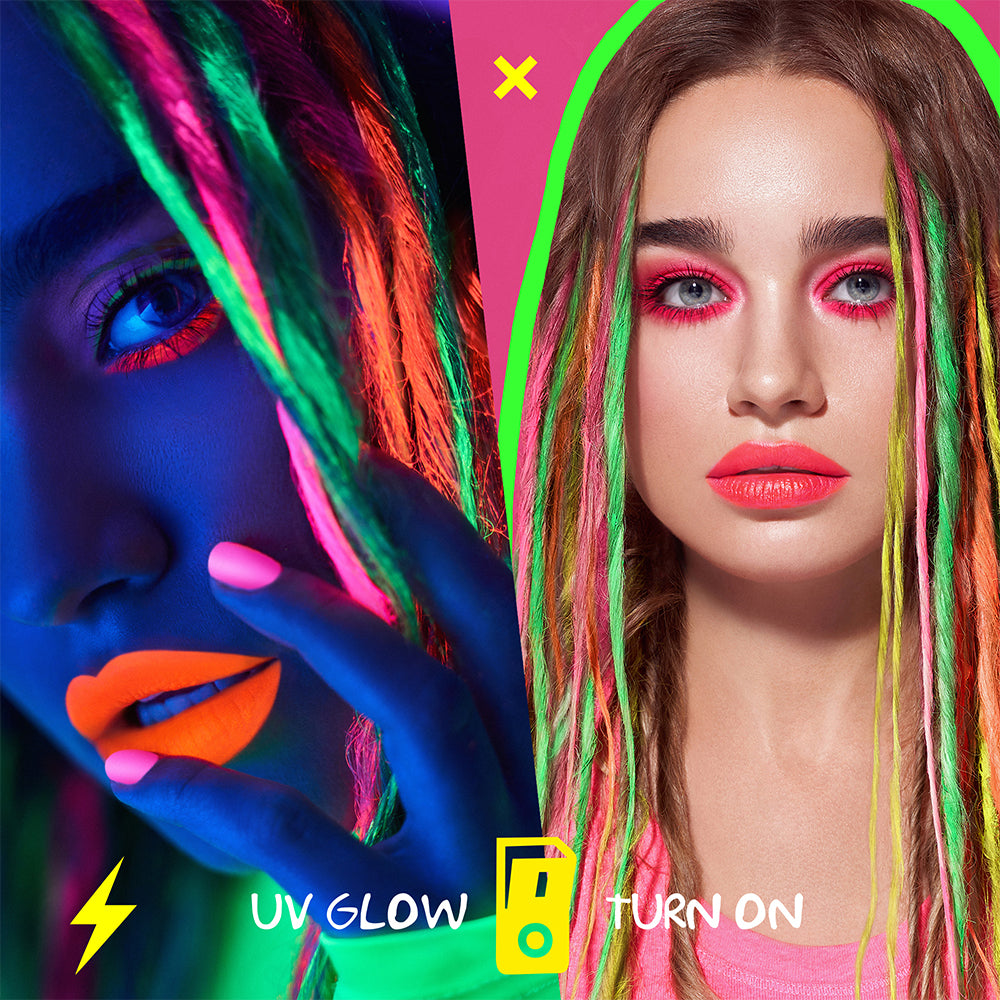 7DAYS EXTREMELY CHICK HAIR MASCARA UV NEON 604 CLUB | Beauty Bar