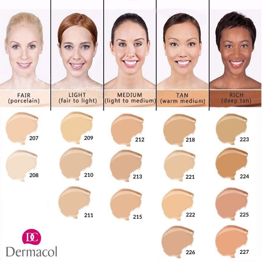 DERMACOL MAKE UP COVER - AVAILABLE IN 12 SHADES | Beauty Bar